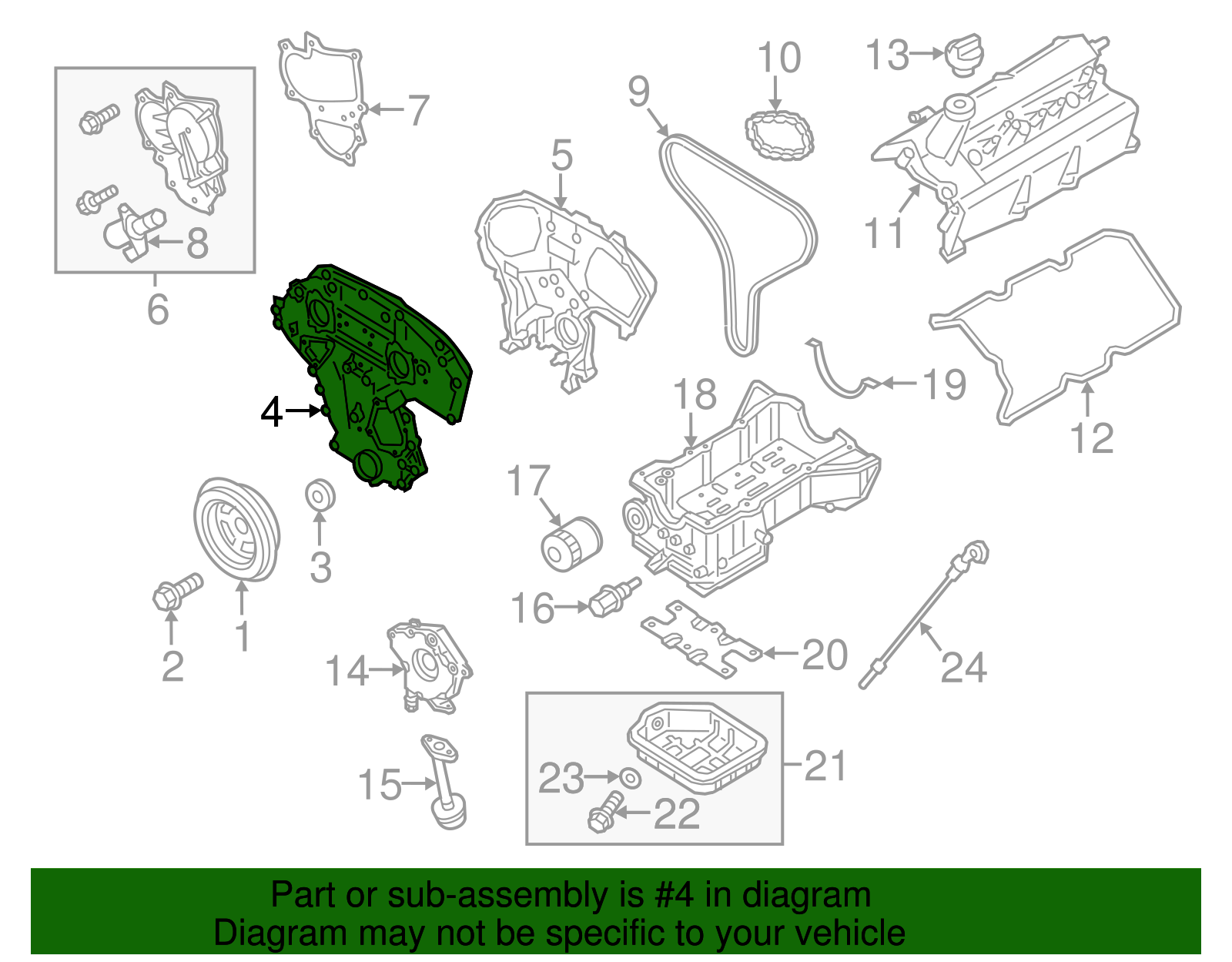 Cover Assembly-Front 13500-6TA0A | Faulkner Infiniti of Willow Grove