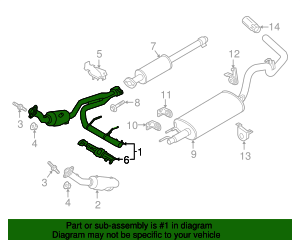 FL3Z-5E212-M - Catalytic Converter 2015-2017 Ford F-150 | Group 1 Auto ...