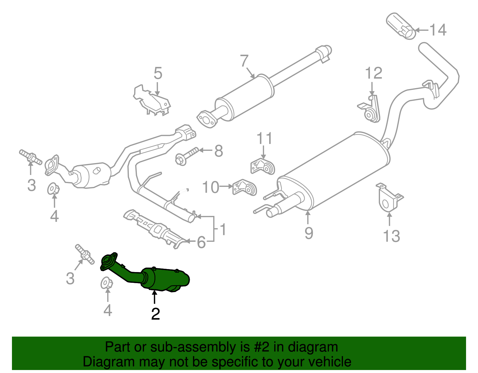2015-2017 Ford F-150 | Catalytic Converter | FL3Z-5E212-E | Walls' Ford ...