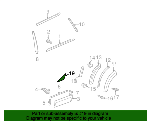 2001-2005 Toyota RAV4 Stone Guard 75996-42070 | OEM Parts Online