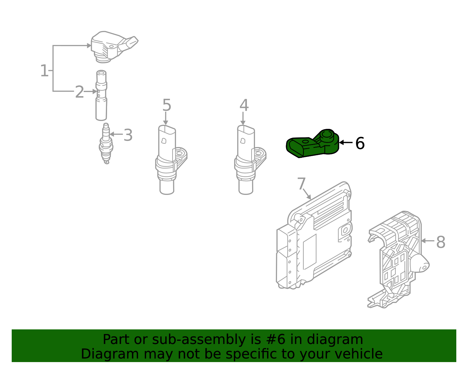 2015-2024 Volkswagen Knock Sensor 06K-905-377-E | OEM VW Parts Haus