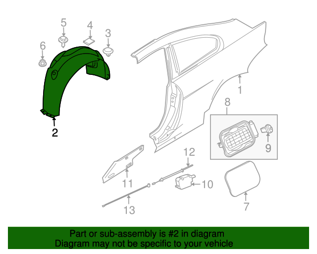 51717009718 - 2004-2010 BMW Splash Shield (51-71-7-009-718) | BMW of ...