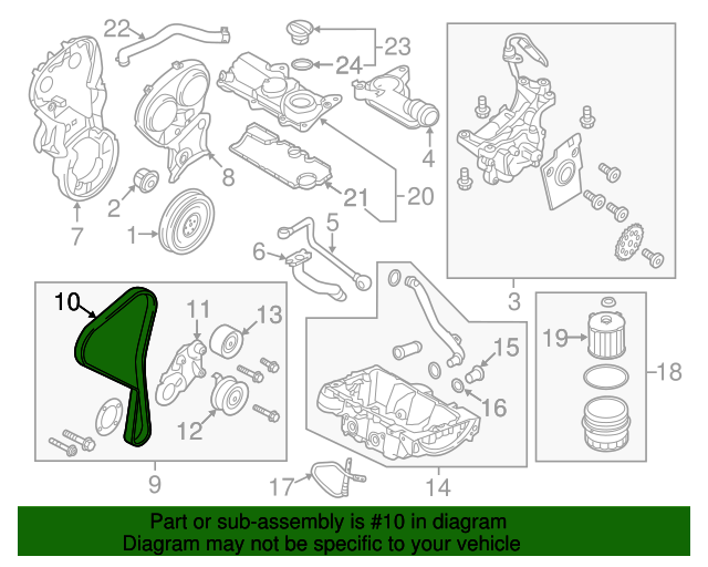 2015-2023 Volvo Belt 31401332 | OEM Parts Online
