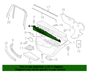 51-42-8-747-325 - Door Trim Molding 2018-2023 BMW | AutoNationParts.com