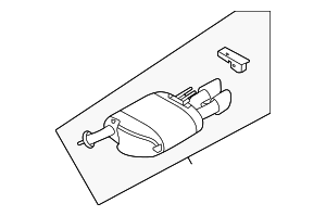 2022 Kia K5 Muffler 28710-L3900 | TascaParts.com