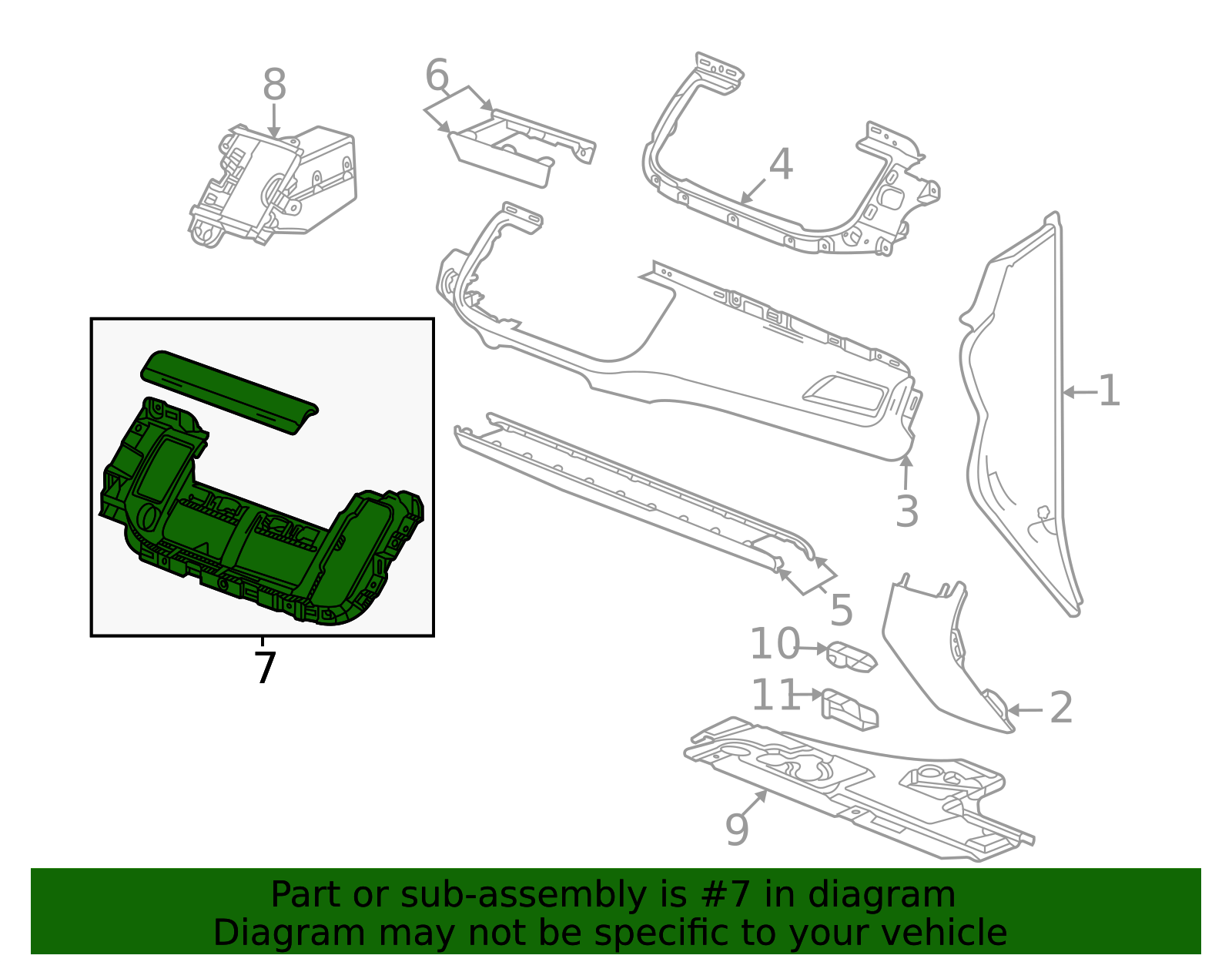 2021-2024 GM Clove Instrument Panel Transmission Shift Opening Cover ...