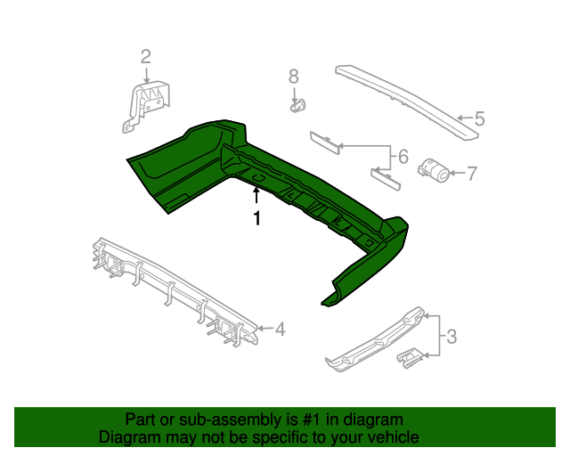 2010-2012 Land Rover Range Rover Bumper Cover LR032310 ...