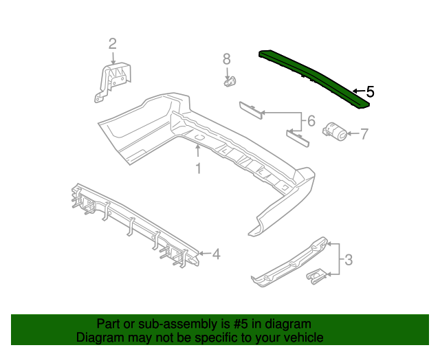 2006-2011 Land Rover Range Rover Bumper Step Pad LR014496 ...