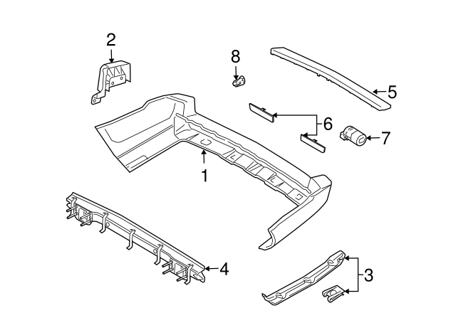 2010-2012 Land Rover Range Rover Bumper Cover LR032310 | OEM Euro Parts