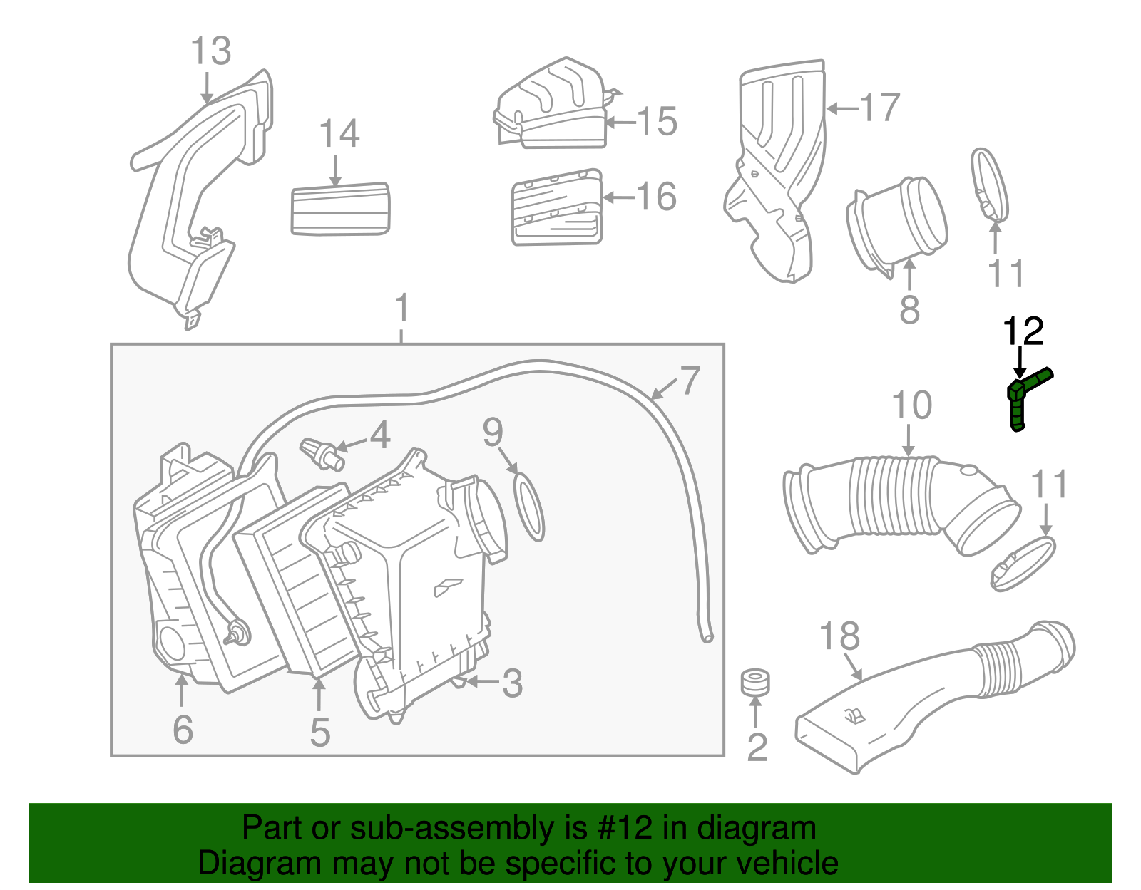 2004-2009 Audi Vacuum Line Adapter 079-133-382-C | Audi OEM Parts Guy