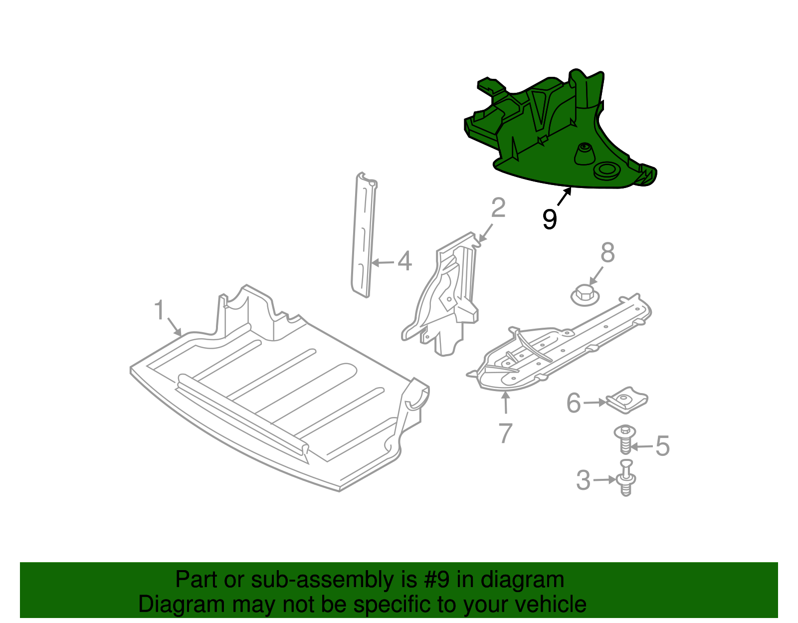 51-71-8-046-084 - Cover, bottom right 2006-2008 BMW Z4 | AutoNation Parts