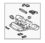 2019-2021 Subaru Forester Overhead Console 87505SJ501ME | Subaru Parts ...