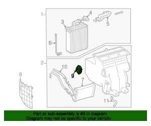 87106-06060 - HVAC Air Inlet Door Actuator 1997-2003 Toyota ...