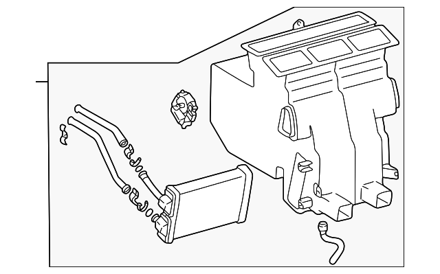 1997-1999 Toyota Camry Heater Assembly 87050-06180 | Toyota Parts Center