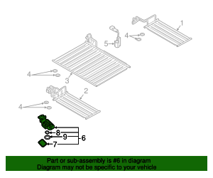 61278632539 - 2017-2018 BMW 330e Connector Plate (61-27-8-632-539 ...