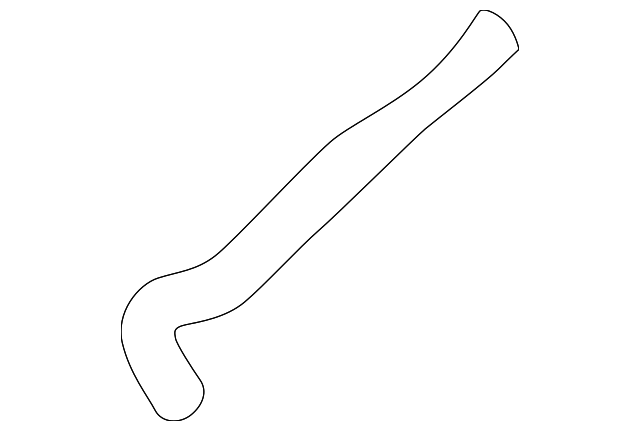 2001-2006 Mitsubishi Montero Lower Hose MR404876 | Mitsubishi Parts ...
