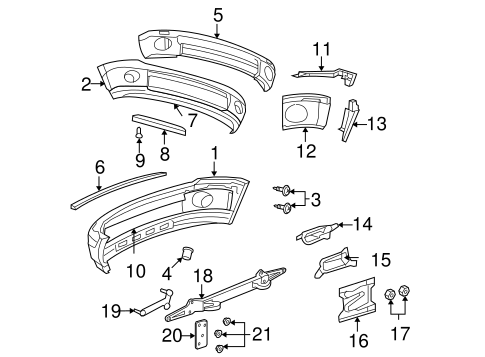 Bumper & Components - Front for 2007 Dodge Ram 1500 | Mopar Parts Canada