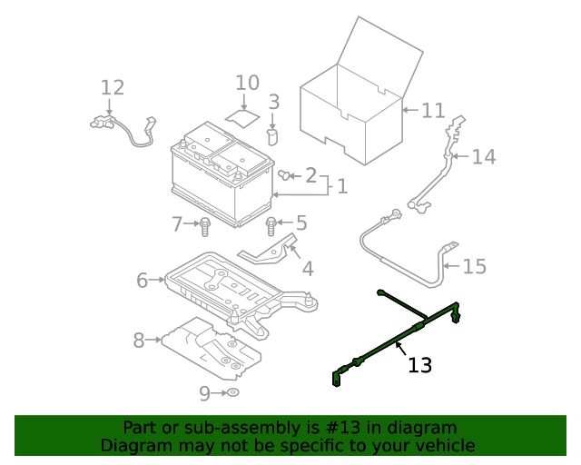 5QF-971-228-C - Positive Cable 2020-2022 Audi Q3 | Audi OEM Parts
