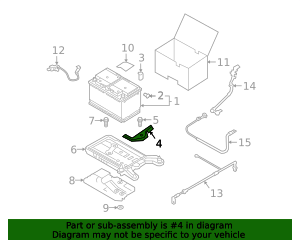 2019-2024 Audi Battery Holder 5QF-803-219-B | OEM Parts Online