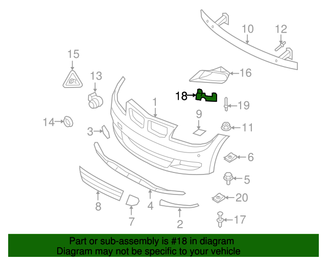 Genuine BMW 51-64-7-836-703 | Air Duct Bracket | FREE Shipping on Most ...