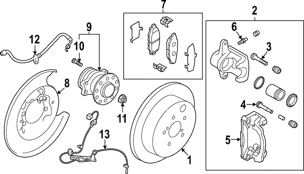 2024 Toyota GR86 2024 Toyota GR86 - Disc Brake Caliper SU003-11484 ...