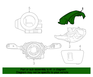 51-45-6-805-426 - Steering Column Cover 2017-2022 BMW | AutoNationParts.com