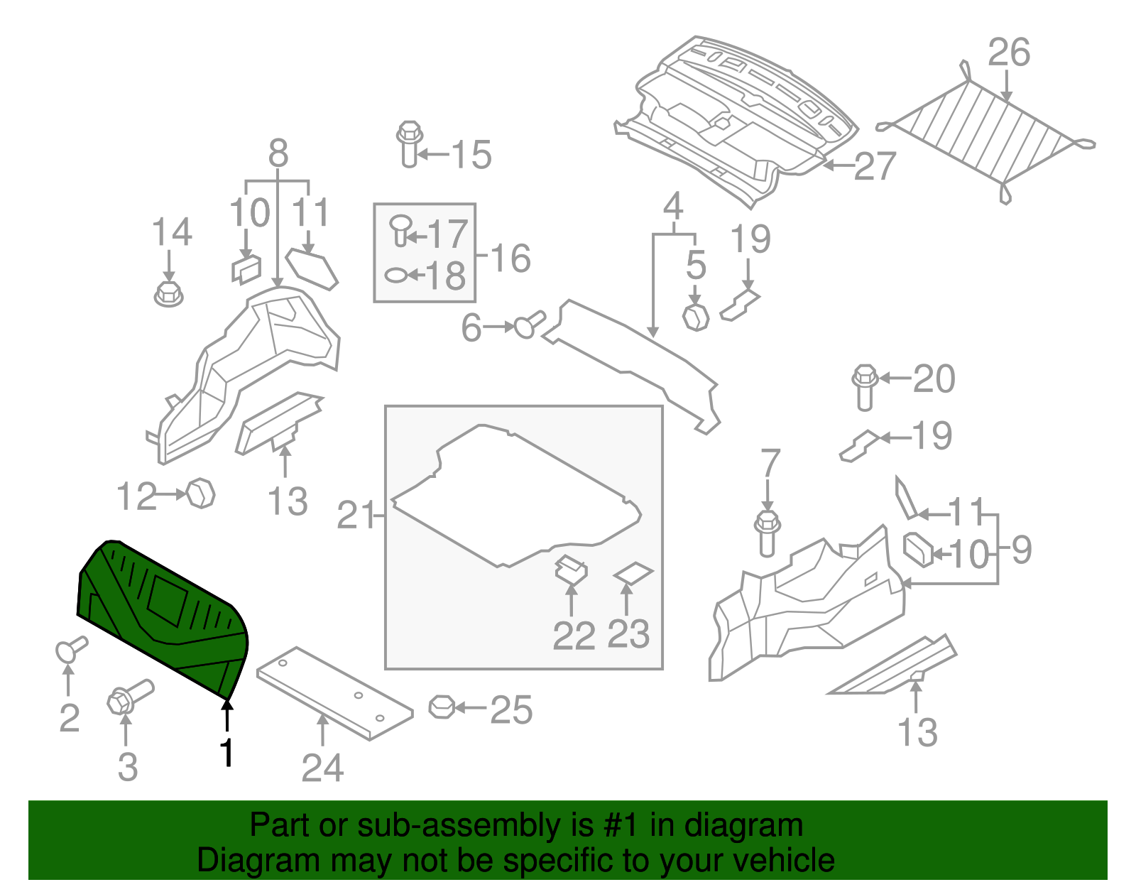 69330-3M500 - High-Quality Partition Panel for 2009-2012 Hyundai ...