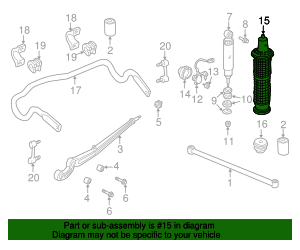 Genuine Air Spring for 1995-2002 Land Rover Range Rover | Land Rover ...