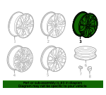 2019-2020 Chevrolet Blazer Wheel, Alloy 42427612 | GMPartsDirect.com
