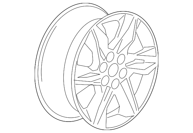 2019-2022 Chevrolet Blazer Wheel, Alloy 42497174 GM | GMPartsDirect.com