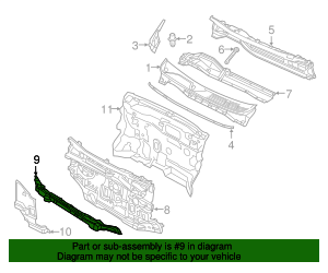 F7402-3LMMA - Lower Cross-Member 2015-2021 Nissan NV200 | Nissan Parts ...