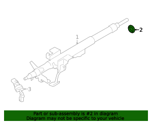 2006-2021 Subaru Column Assembly Lower Bushing 34361AG010 | Subaru ...
