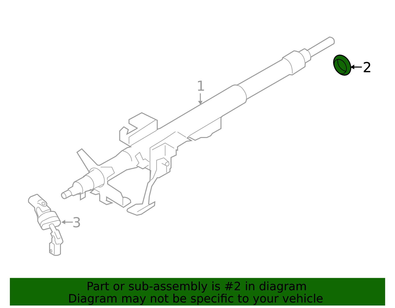 2006-2021 Subaru Column Assembly Lower Bushing 34361AG010 | Retail ...