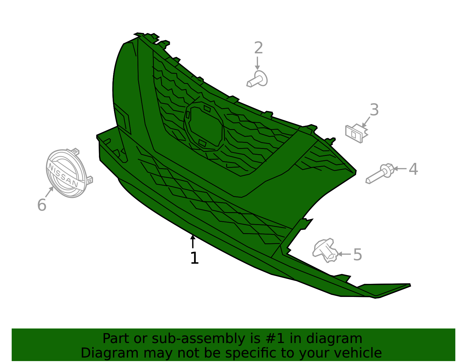 62310-9DL0D - 2021-2023 Nissan Maxima - Grille Assembly | Anicra Nissan ...