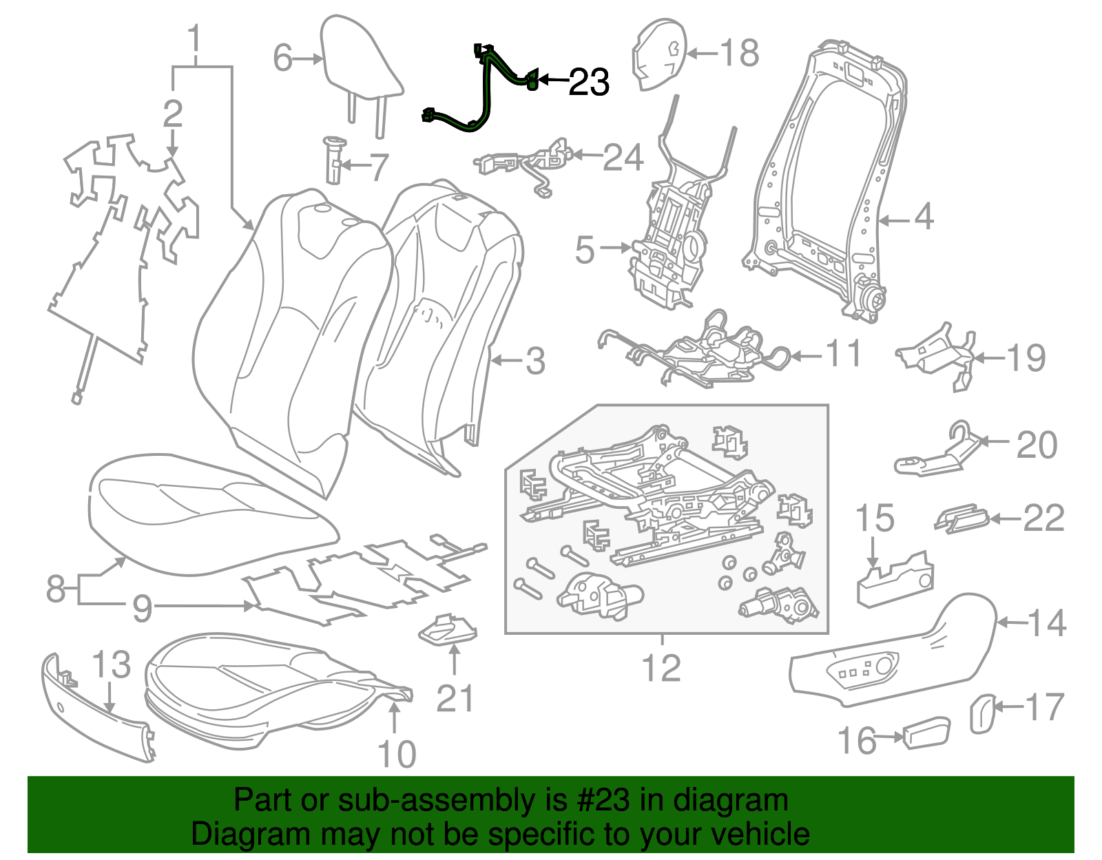 2016-2018 Toyota Air Bag Wiring Harness 8219B-47060 | Toyota San Diego ...