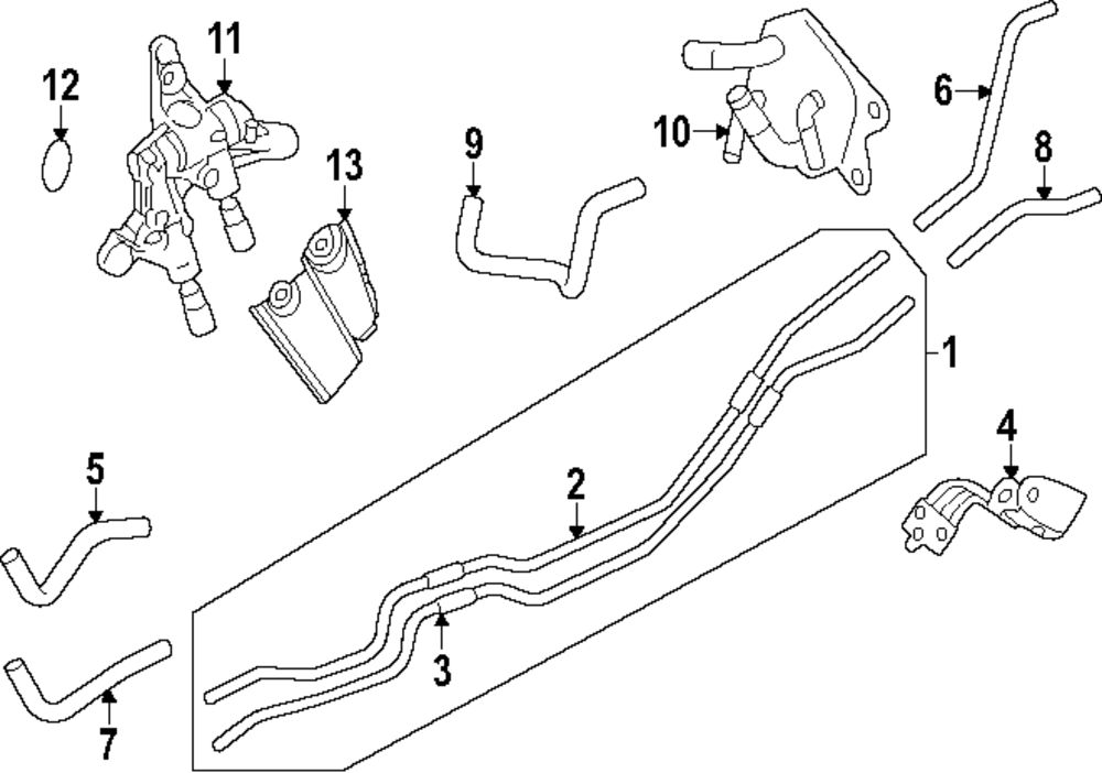 32943-AK010 - Oil Hose 2024 Toyota Tacoma | Longo Toyota Parts