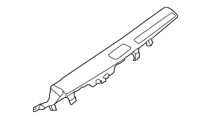 84921-6LE0A | Genuine Nissan Factory PLATE - LUGGAGE - REAR # 84921 ...