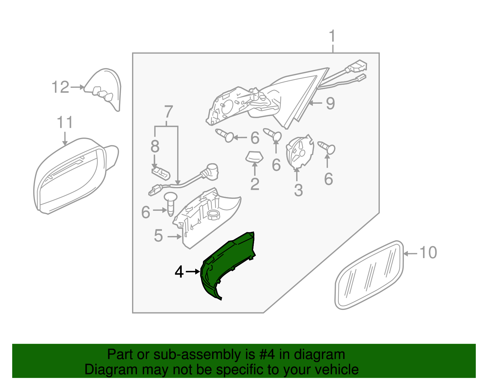 2004-2007 Volkswagen Touareg Signal Lamp 7L6-949-102-B | VW Direct Auto ...