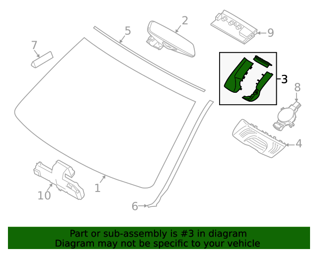 2020-2023 BMW X6 Mirror Cover 51-16-9-108-975 | OEM Vehicle Parts