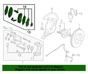 2014-2021 Mazda Brake Pads Front B6YS-33-28ZB | Mazda-Parts