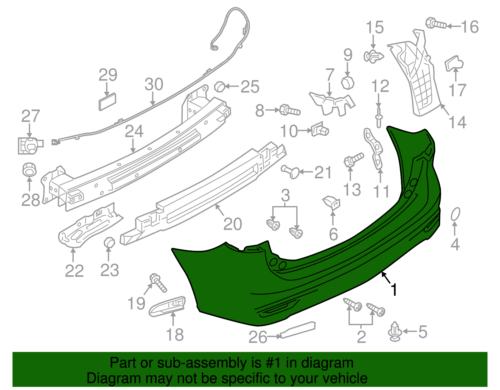 C513-50-221E-BB - Bumper Cover 2012-2015 Mazda 5 | AutoNation Parts