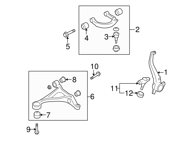 54430-3K000 - Suspension Ball Joint 2006-2007 Hyundai | AutoNationParts.com