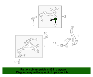 54430-3K000 - Suspension Ball Joint 2006-2007 Hyundai | AutoNationParts.com