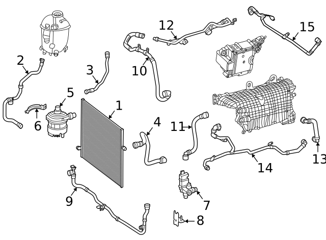 2021-2023 Mercedes-Benz HVAC Heater Control Valve 000-506-15-00 | AutoNationParts.com