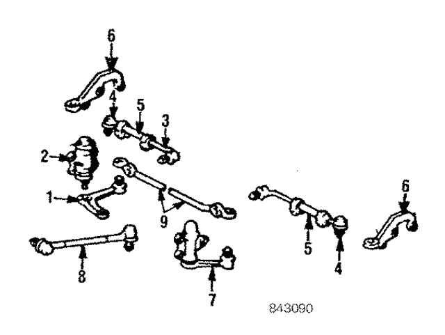 45440-29165 - Center Link 1985 Toyota Van | Group 1 Auto Parts