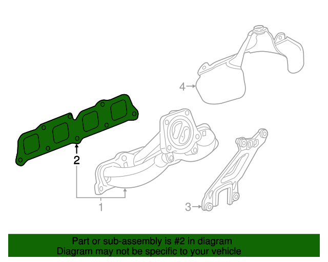 2013-2023 GM Exhaust Manifold Gasket 12657167 GM | GMPartsDirect.com
