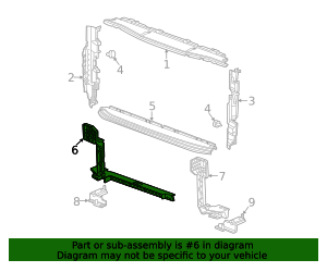 2021-2024 GM Support Bracket 84762898 GM | GMPartsDirect.com