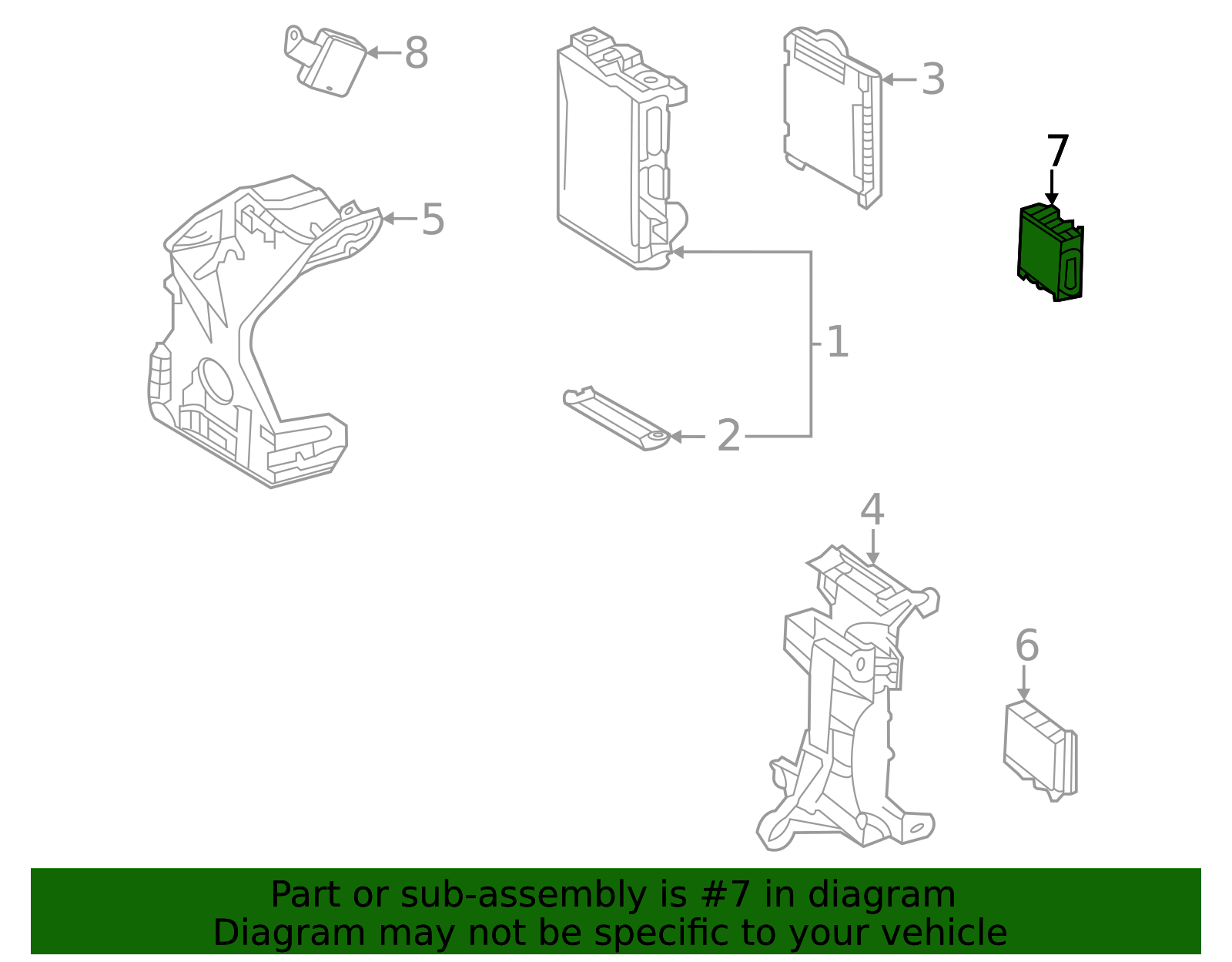 2021-2024 Toyota Sienna Control Module 89227-08010 | Toyota Parts Center
