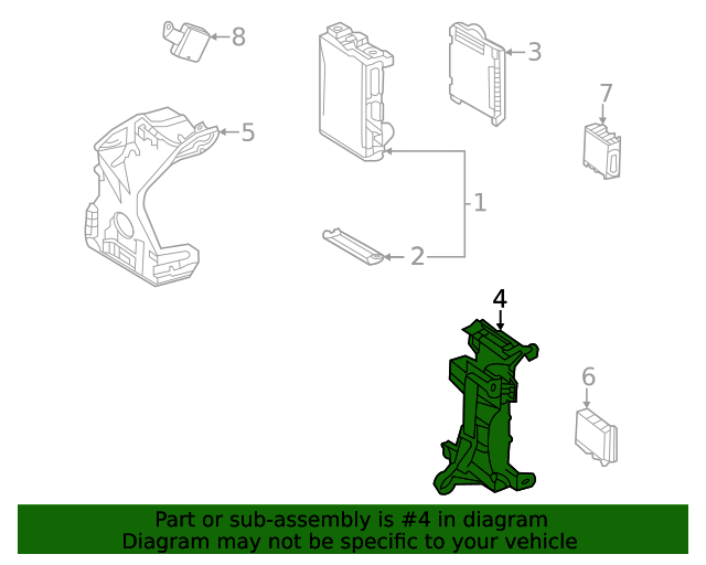 2021-2023 Toyota Sienna Control Box 82877-08030 | Toyota Parts Center