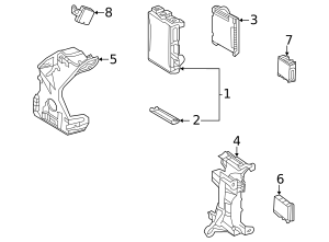 2021-2023 Toyota Sienna Control Module 89227-08010 | Toyota Parts